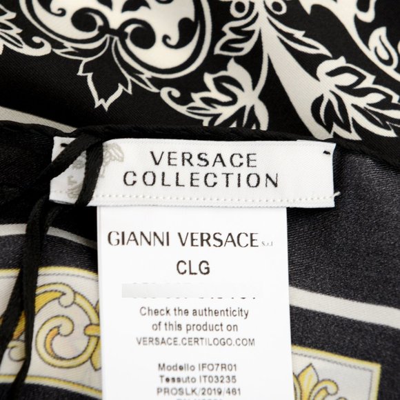 Versace Collection | Accessories | Versace Collection Multicolor Silk ...